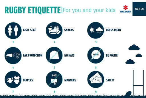 Taking your kids to a rugby game [Infographic]